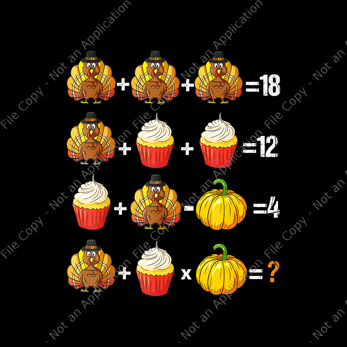 Thanksgiving Order Of Operations Quiz Math Png, Teacher Turkey Png, Th ...