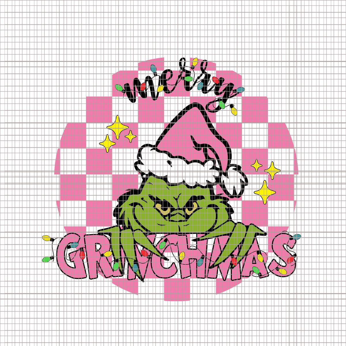 Merry Grinchmas Png, Grinch Christmas Png, Pink Grinch Png, Pink Chris ...