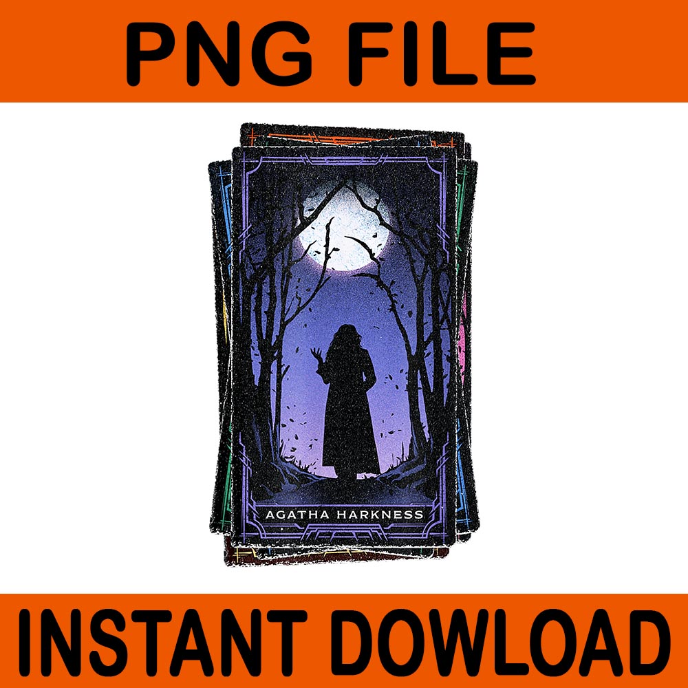 Marvel Agatha All Along Disney Agatha Harkness Tarot Card PNG ...
