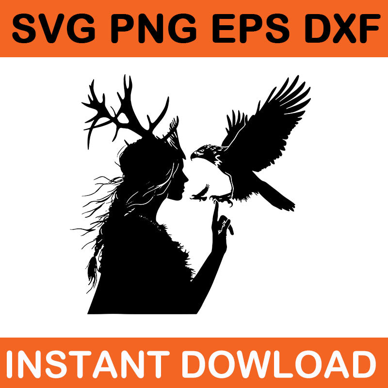 Falconry Raptor Bird Silhouette Falconer Ornithologist SVG ...