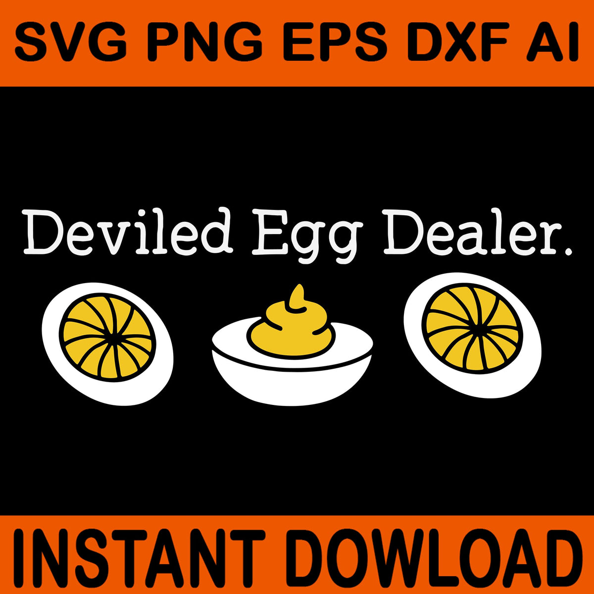 Deviled Egg Dealer Svg, Thanksgiving day svg, Deviled Egg Svg, Food Hu ...
