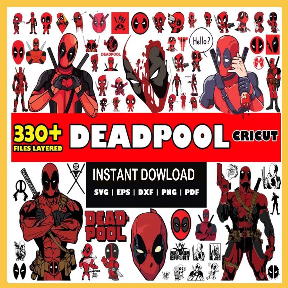 Deadpool Bundle Svg, Mega Bundle Svg – buydesigntshirt