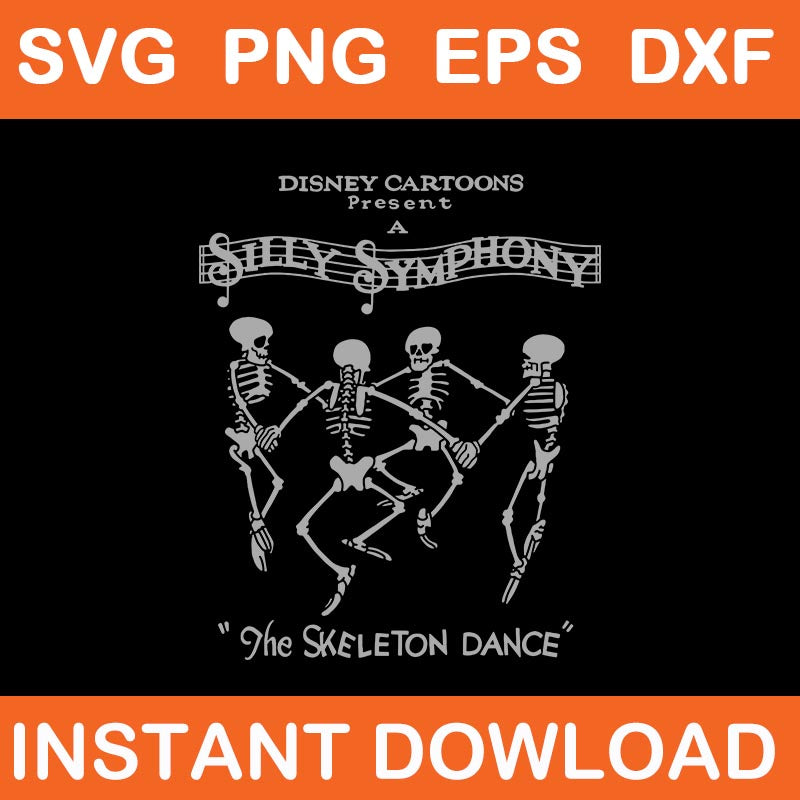 Disney Silly Symphonies The Skeleton Dance SVG – buydesigntshirt