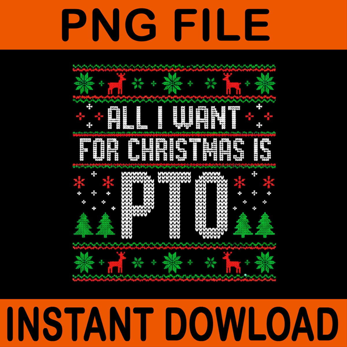 All I Want for Christmas Is PTO PNG, All I Want for Christmas Is PTO C ...