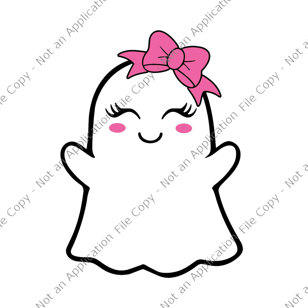Ghost With Pink Bow Boo Svg, Pink Boo Svg, Ghost Halloween Svg, Boo Bo ...