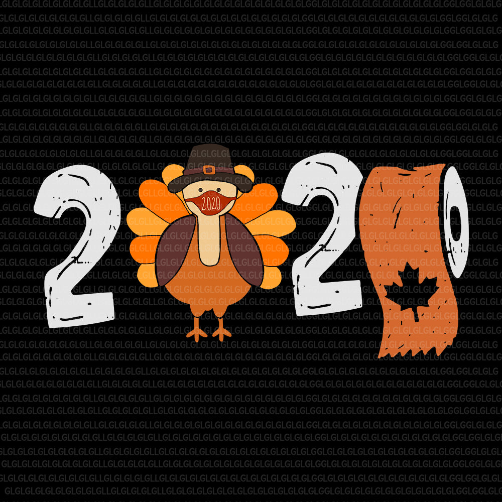 2020 Toilet Paper Turkey Mask Thanksgiving Quarantine, 2020 Thanksgivi ...